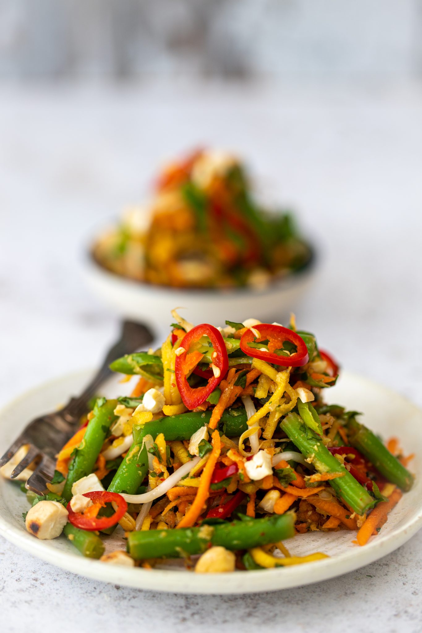 Thai Bean Carrot And Bean Sprout Salad • Iinh